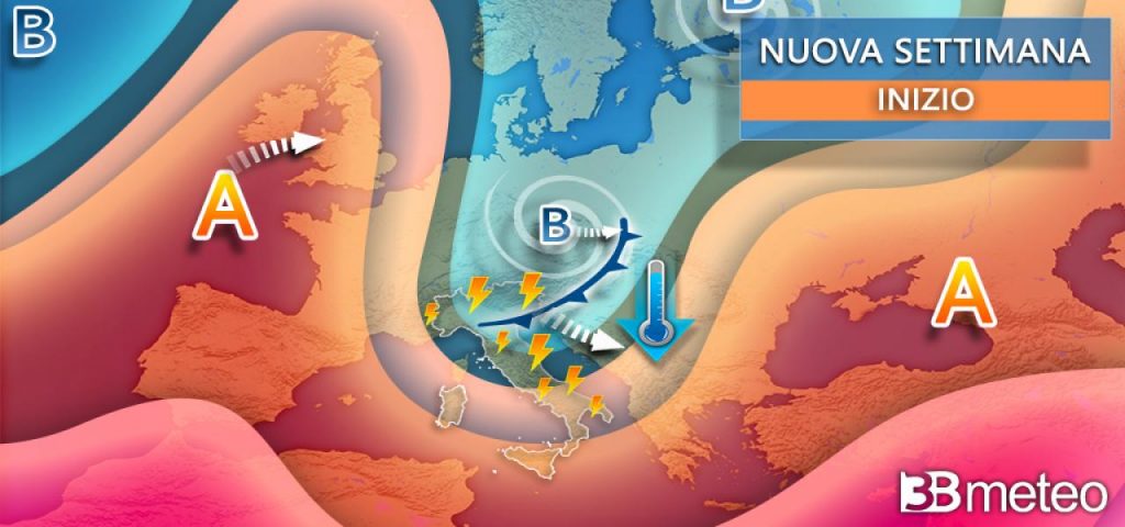 In arrivo break temporalesco, le previsioni di 3BMeteo ...